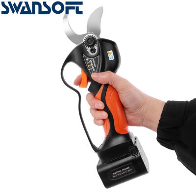 China Lithium Battery Pruning Shears Garden Electric Pruning Shears 35mm Cordless Electric Pruning Shears for sale