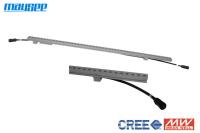 China Adjustable Angle Linear LED Wall Washer Light 12Watt With 120° Convex Lens IP67 for sale