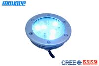 China IP68 45w Recessed RGB LED Underwater Pool Lights With Embedded PVC Sleeve for sale