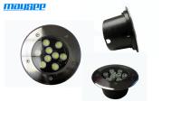 China Aluminum 9w 12V RGB LED Inground Lights , Embedded RGB LED Flood Light for sale