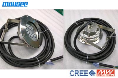 China RGB Color Changing Underwater 72w LED Pond Lights With CREE XPE Chips for sale