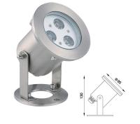 China 3W LED Spot light waterproof IP68 AC/DC12V super brightness 304SS material for sale