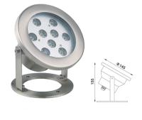 China Tempered glass DC24V RGB LED Spot Lights Outdoor Work In Pond for sale