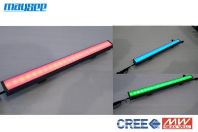 China RGB 3 in1 1000mm Ra80 Linear LED Wall Washer 1000mmLx36mmWx61mmH for sale
