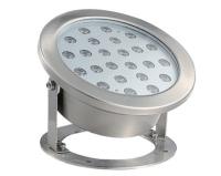 China Round Shape 24W LED Flood Light Stainless Steel Material Outdoor Waterproof IP68 for sale