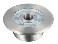 China Small 6W LED Fountain Light Middle Hole Diameter 25mm With Stainless Steel Material for sale