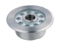 China 9W LED Fountain Light With Middle Hole 35mm, Waterproof IP68 LED Decotation Light for sale