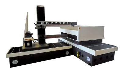 China High Rigidity 3 Axis CNC Wire Cutting Machine 0.01mm Accuracy 120-150 mm²/min for sale