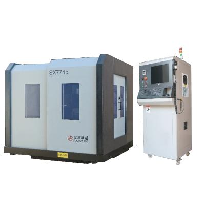 China CNC Diamond Abrasive Wire EDM Cutting Machine PLC Controlled 0.33-0.45mm Wire 11m/s Speed for sale