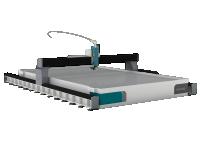 China 4000 Mm X 2000 Mm X 1500 Mm CNC Waterjet Cutting Equipment with 37KW Power and 3804000Bar Precision Cutting for sale