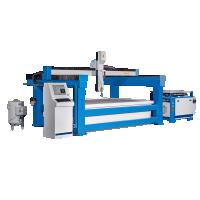 China 5 Axis 3D CNC Water Jet Cutter 60000 PSI High Precision Industrial Cold Cutting Machine for sale