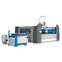 China Bridge Style Water Jet Cutting Machine CNC AC Servo 220V 50Hz 60Hz 4kw for sale