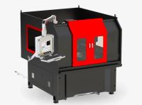 China Fully Enclosed Small Waterjet Cutter 500x500mm High Precision 0.03mm Repeatability for Aluminum Glass for sale