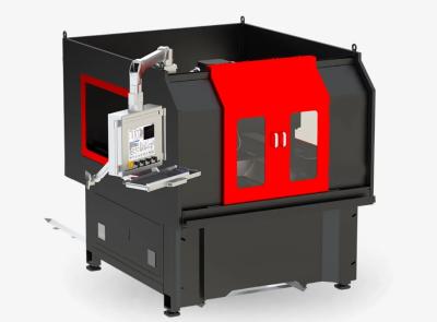 China Fully Enclosed Small Waterjet Cutter 500x500mm High Precision 0.03mm Repeatability for Aluminum Glass for sale
