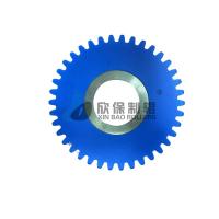 China Precision Size Printing Rubber Roller Special Shaft Core Wear Resistant Accessory Plastic Steel Gear for sale
