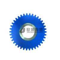 China Precision Size Printing Rubber Roller Special Shaft Core Wear Resistant Accessory Plastic Steel Gear for sale