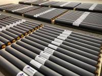 China Smooth Surface Of Printing Rubber Roller, Balanced And Wear-Resistant Shaft Core for sale