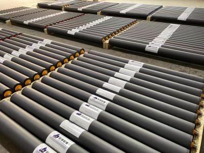 China Smooth Surface Of Printing Rubber Roller, Balanced And Wear-Resistant Shaft Core for sale