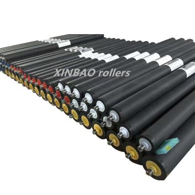 China Spot Manufacturer HDB Komori Kba Roland RYOBI Shinohara MITSUBISHI Spare Parts Nbr Rubber Printing Roller for sale