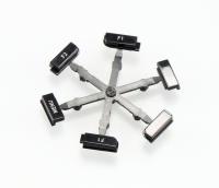 China Manu Buttons Custom Injection Molded Plastics With 6 Pcs Of Each Short for sale