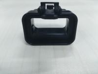 China Black PBT Contact Plug Cover Injection Molded Plastic Connector 2 Pin for sale