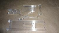 China Transparency plastic injection moulded parts ,  precision plastic injection mold for sale
