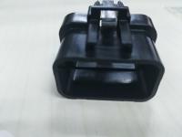 China Black PBT Contact Plug Cover Injection Molded Plastic Connector 2 Pin for sale