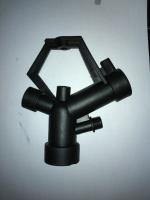 China PP GF20 Glass Fiber Reinforced Automotive Injection Mold Screw Pipe Parts for sale