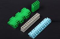 China Polish Or Texture Surface Fiber Optic Parts ,  Injection Molding for sale