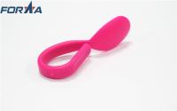 China Muticolor PP Raw Material Security Portable Plastic Spoon For Children for sale