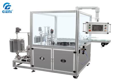 China 15L Tank Double Color Cosmetic Filling Machine for Air Cushion CC Cream - 12-20 PCS/MIN Output, 20ML Capacity for sale