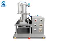 China Airdraulic Desktop Cosmetic Powder Press Machine 14 Ton Capacity 61x58x85cm for Laboratory Testing for sale