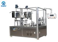 China JMF Dual Nozzle Mascara Filling Machine with 20L Double Tanks for High-Viscosity Cosmetics for sale