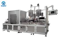 China 20L Double Tank Lipstick Filling Machine with Cooling Tunnel 14kW Power 30-35pcs/min Output for sale