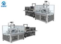 China Semi-Auto Lipbalm Filling Machine 10 Nozzles with Preheating Function 60-72pcs/min Output 450x200x85cm for sale