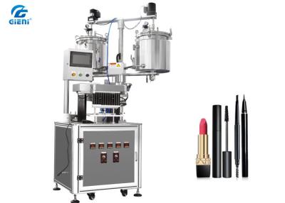 China 12 Nozzle Semi-Automatic Mascara Filling Machine with 20L Dual Tank and 3.8KW Power for sale