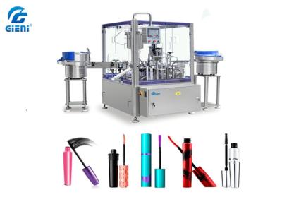China Rotary Type Automatic Cosmetic Filling Machine PLC Control 1-30ml Capacity for sale