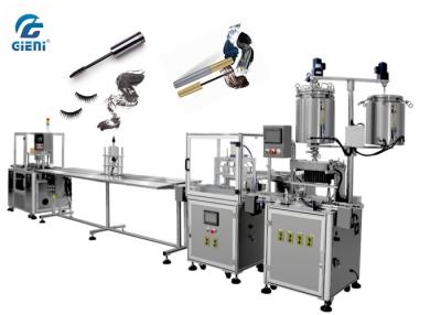 China Electric Automated Mascara Filling Machine 12 Pieces Per Cycle 84 PCS/Min Output SUS304 Stainless Steel for sale