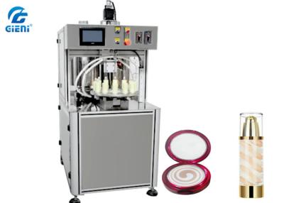 China 4 Colors Spiral Cosmetic Filling Equipment PLC Control For Eye Cream for sale