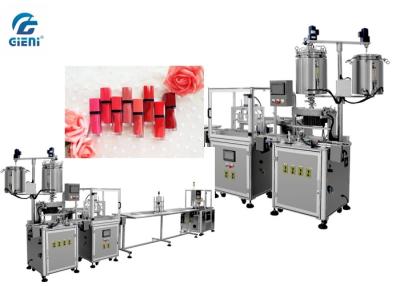 China High Speed Lip Gloss Filling Machine 60-84 PCS/Min with 20L SUS304 Tank for Pearl Powder Cosmetics for sale