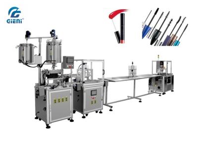 China Glitter Material Lip Gloss Filling Machine with Servo Capping - 60-84 PCS/Min Output, 20L Tank Capacity for sale