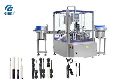 China Piston Type Mascara Filling Machine PLC Control , GMP Standard for sale