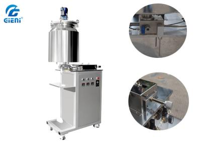 China Vertical Single Nozzle Mascara Filling Machine with 20L Tank, 2-14ml Capacity, 40pcs/min Speed for sale