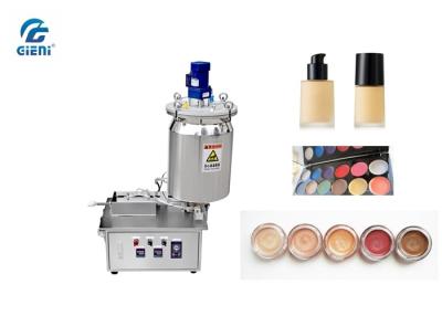 China Stainless Steel Formed Cosmetic Filling Machine 10L-50L With Dual Layer for sale