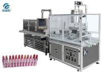 China Silicone Mould Lipbalm Filling Machine 450x200x85cm with 60-72pcs/min Output for Soft Viscosity Materials for sale