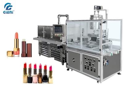 China 10 Nozzles Semi-Automatic Lip Balm Filling Machine 450x200x85cm with Chilling Tunnel for Pearl Powder Materials for sale
