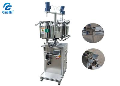 China JMF Mascara Filling Machine with 20L Double Tanks for High Viscosity Cosmetics - 22-28pcs/min Output for sale