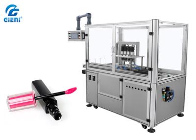 China Four Nozzles Cosmetic Bottle Servo Capping Machine with Clamp Lock for sale