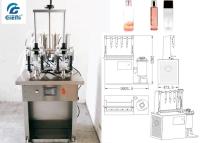 China Water Based Material Toner Filling Machine for Glass Containers 5-1000ml Capacity 10-20 Bottles/Minute for sale
