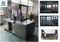 China 2.8kw Power Cosmetic Powder Press Machine With 6 / 8 Cavities Pressed Mold for sale